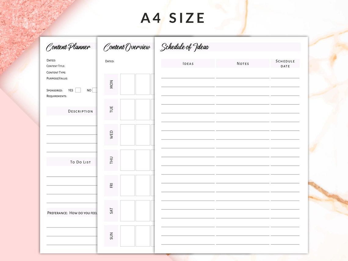 Comprehensive Content Planner, Content Mastermind, Content Planner Pdf ...