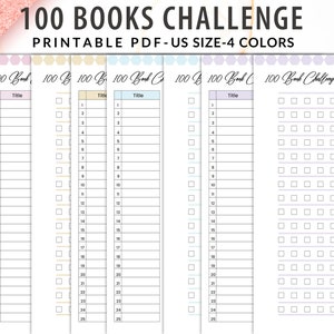 100 Books Reading Challenge, Expand Your Mind, One Page at a Time, 100 ...