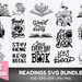 Reading Png Bundle, Reading Quotes Svg Bundle, Book Lover Svg, Book Svg ...