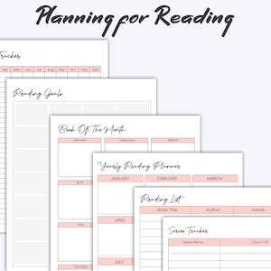 Reading Journal Template, Reading Journal Printable, Reading Journal ...