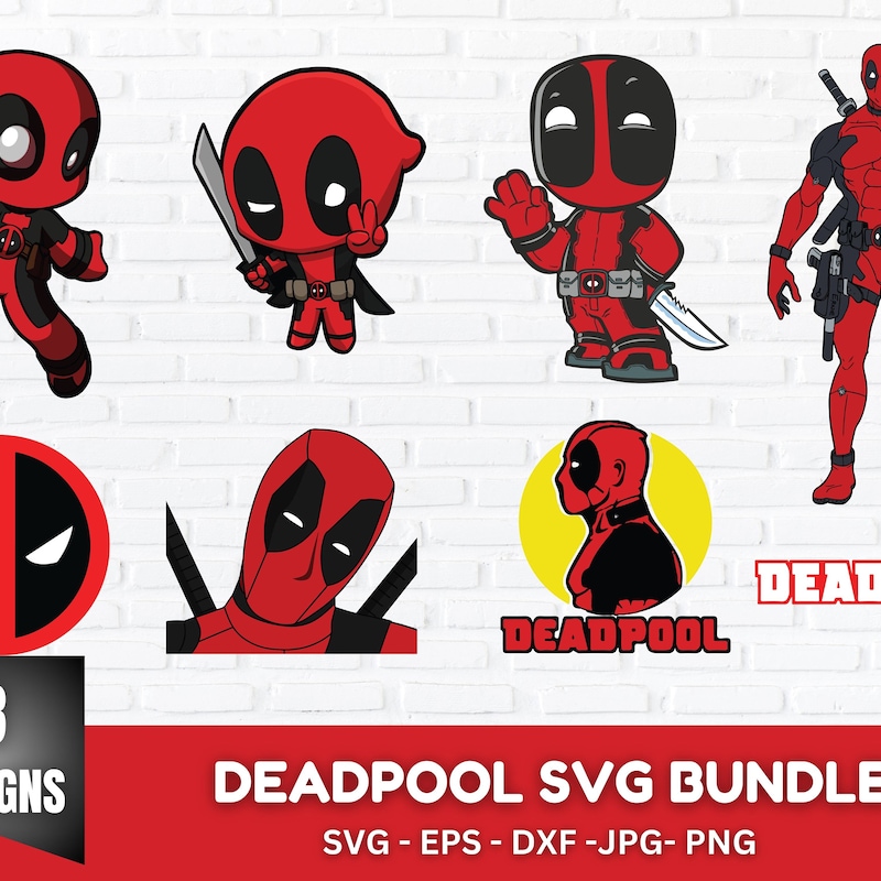 Deadpool Svg Png - Etsy