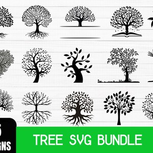 Tree Svg Bundle, Family Tree Svg Bundle, Tree Roots Svg, Our Roots SVG ...