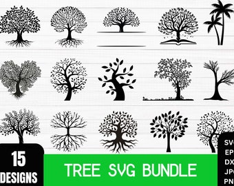 Tree Svg Bundle, Family Tree Svg Bundle, Tree Roots Svg, Our Roots SVG ...
