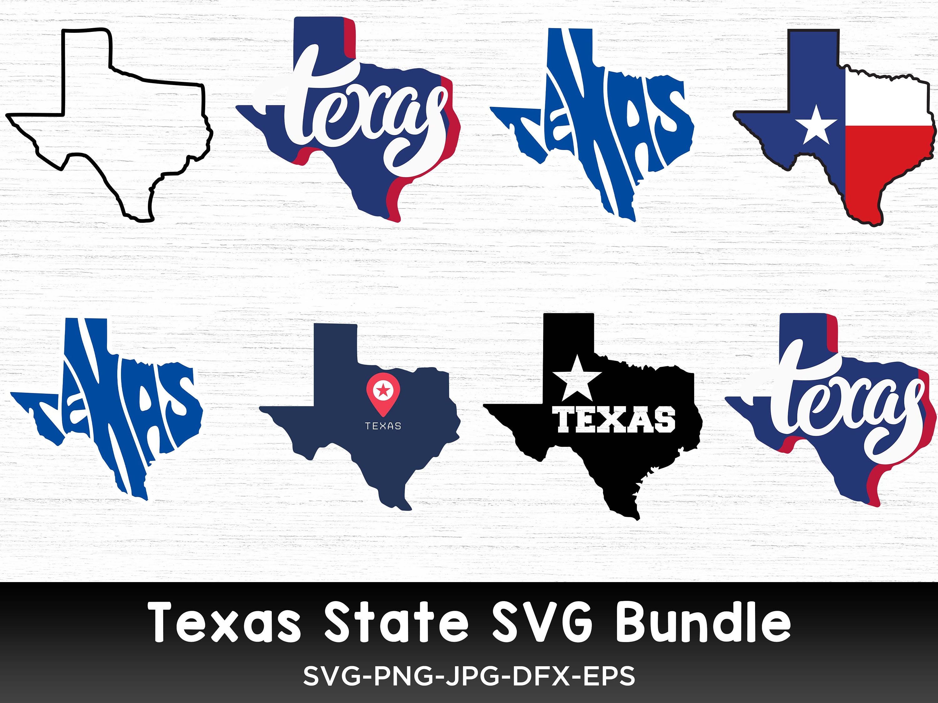 Texas Outline SVG Files,texas Map Flag SVG Files, Texas State Map and ...
