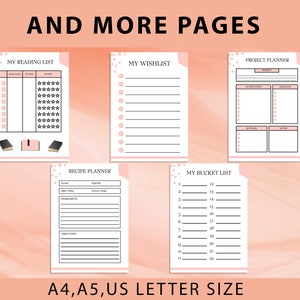 ADHD Planner Adult, ADHD Planner, ADHD Journal, Printable Adhd Planner ...