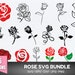 ROSE SVG Bundle, ROSES Svg Bundle, Rose Clipart Bundle, Rose Svg Cut ...