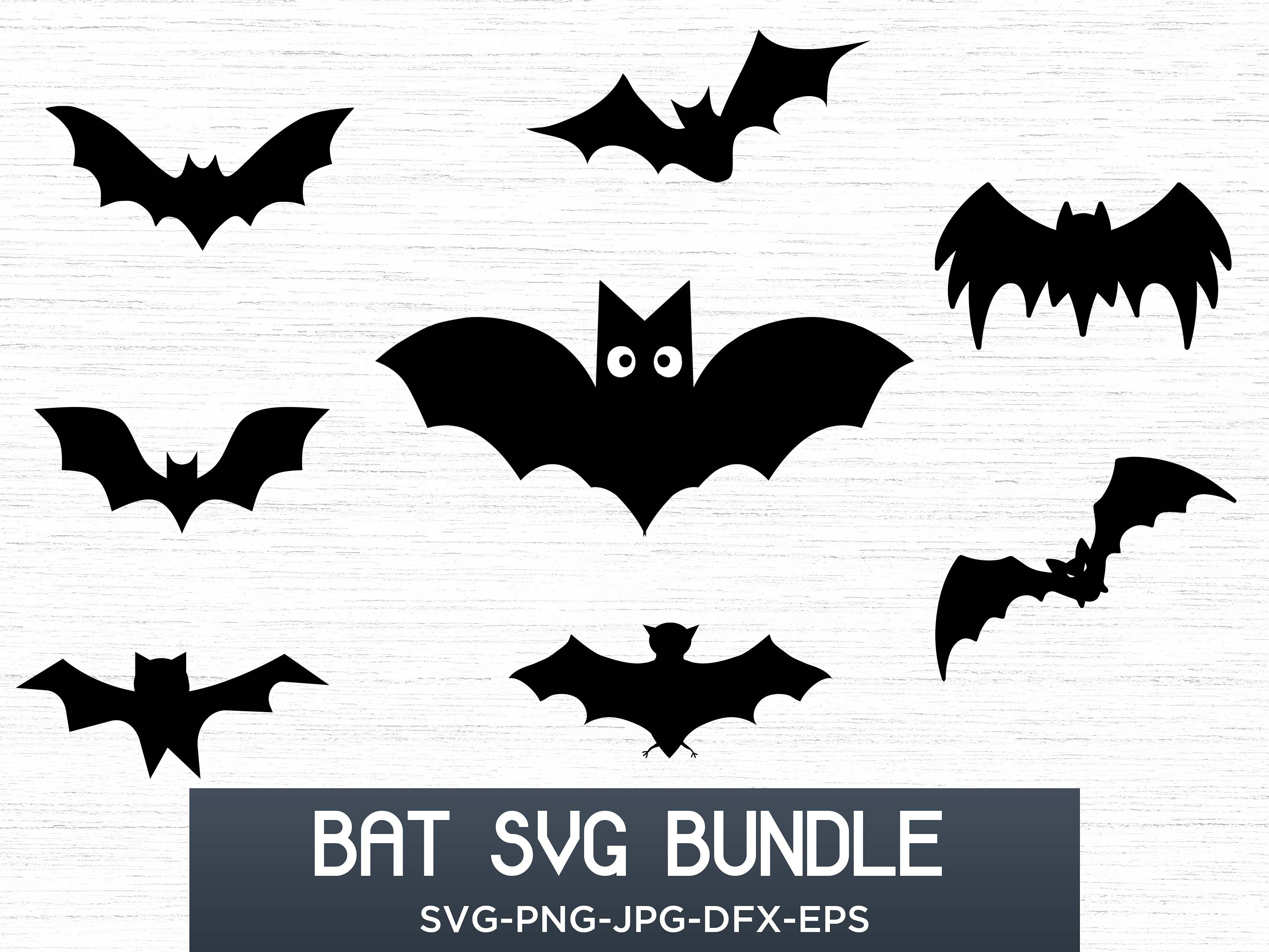 Bat SVG Bundle, Halloween Bat SVG, Bat, Halloween, Night Bat SVG, Png ...