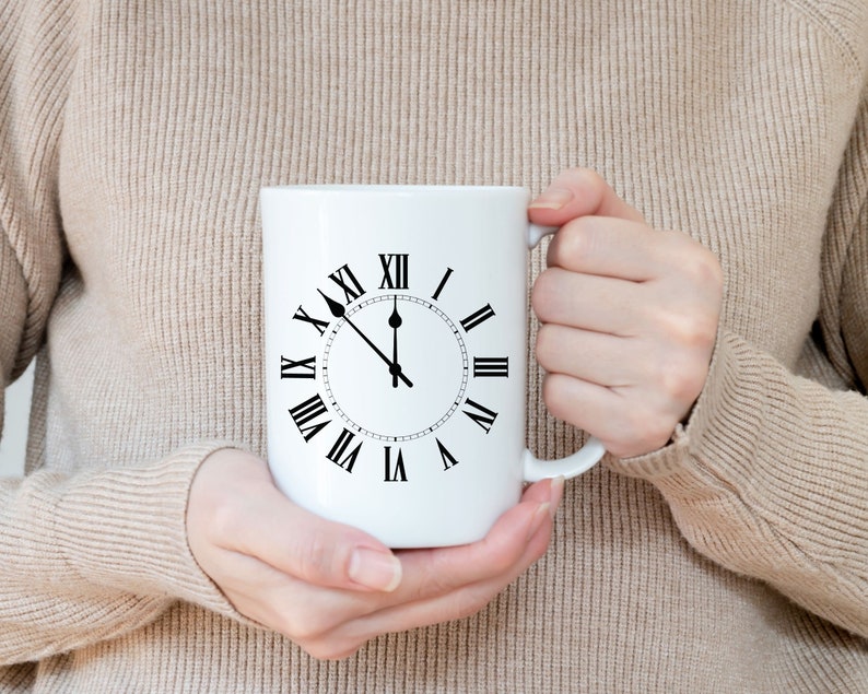 Clock Face SVG Bundle, Clock Svg, Clock Face Clipart Bundle Cut Files, Clock Numbers Svg, Roman ...