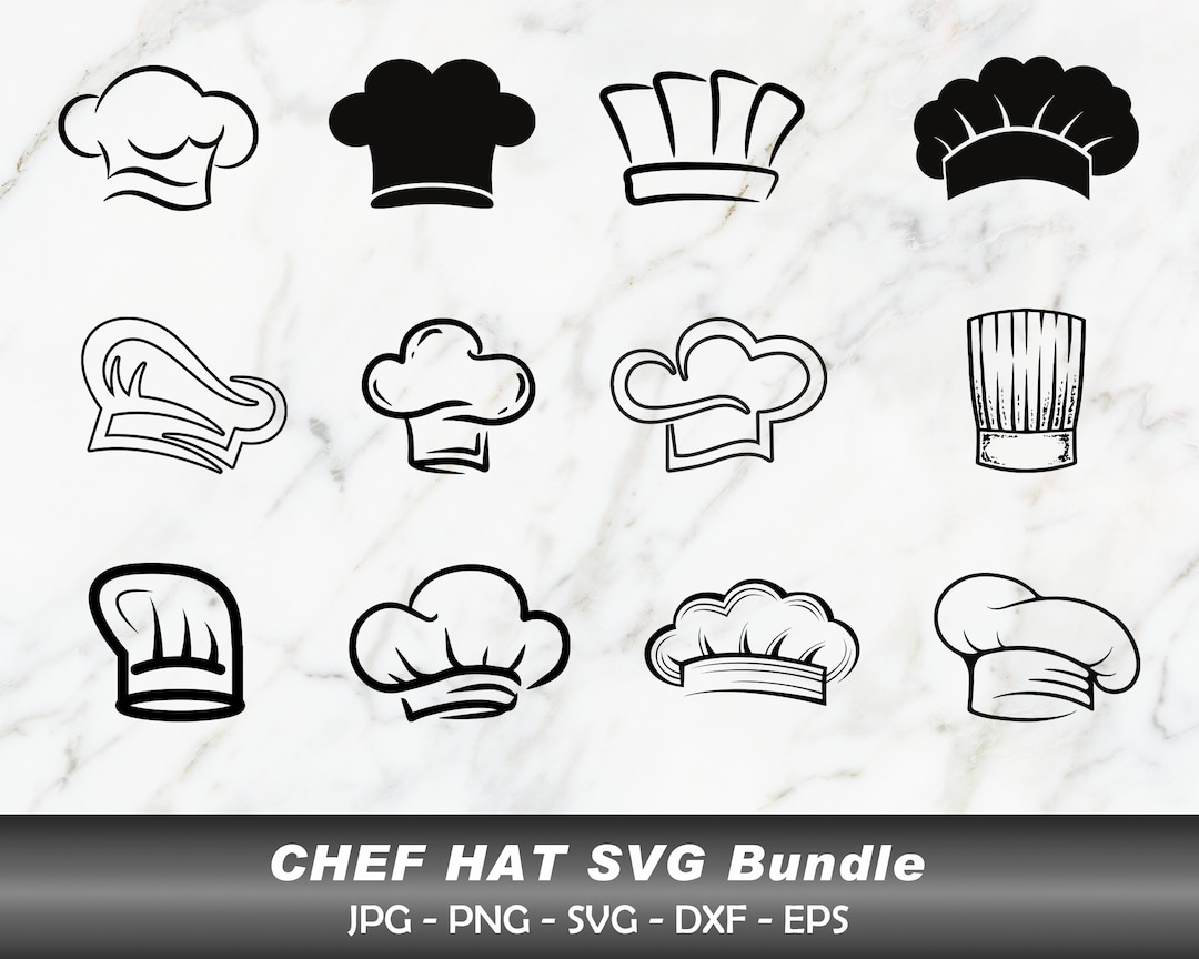 Chef Hat Svg Bundle, Chef Hat Png Bundle, Chef Hat Svg Bundle, Chef Hat ...