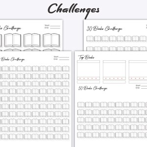 Reading Journal Template, Reading Journal Printable, Reading Journal ...