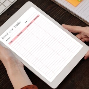 Streamlined Annual Leave Tracker, Effortlessly Manage Time Off, Annual ...