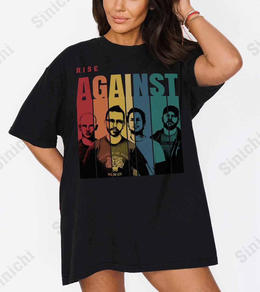 Rise Against Band Vintage T-shirt, Rise Against Graphic Tee, Rise ...