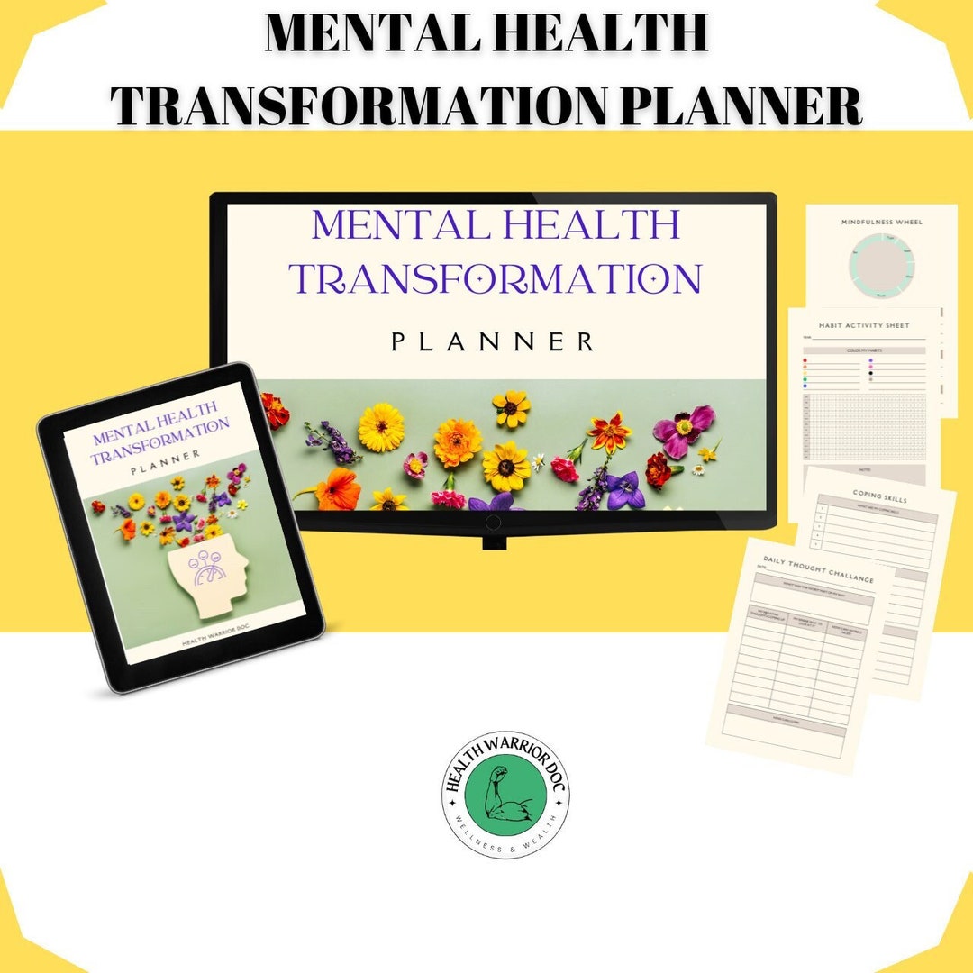 Mental Health Transformation Planner-journey Towards Mental Wellbeing ...