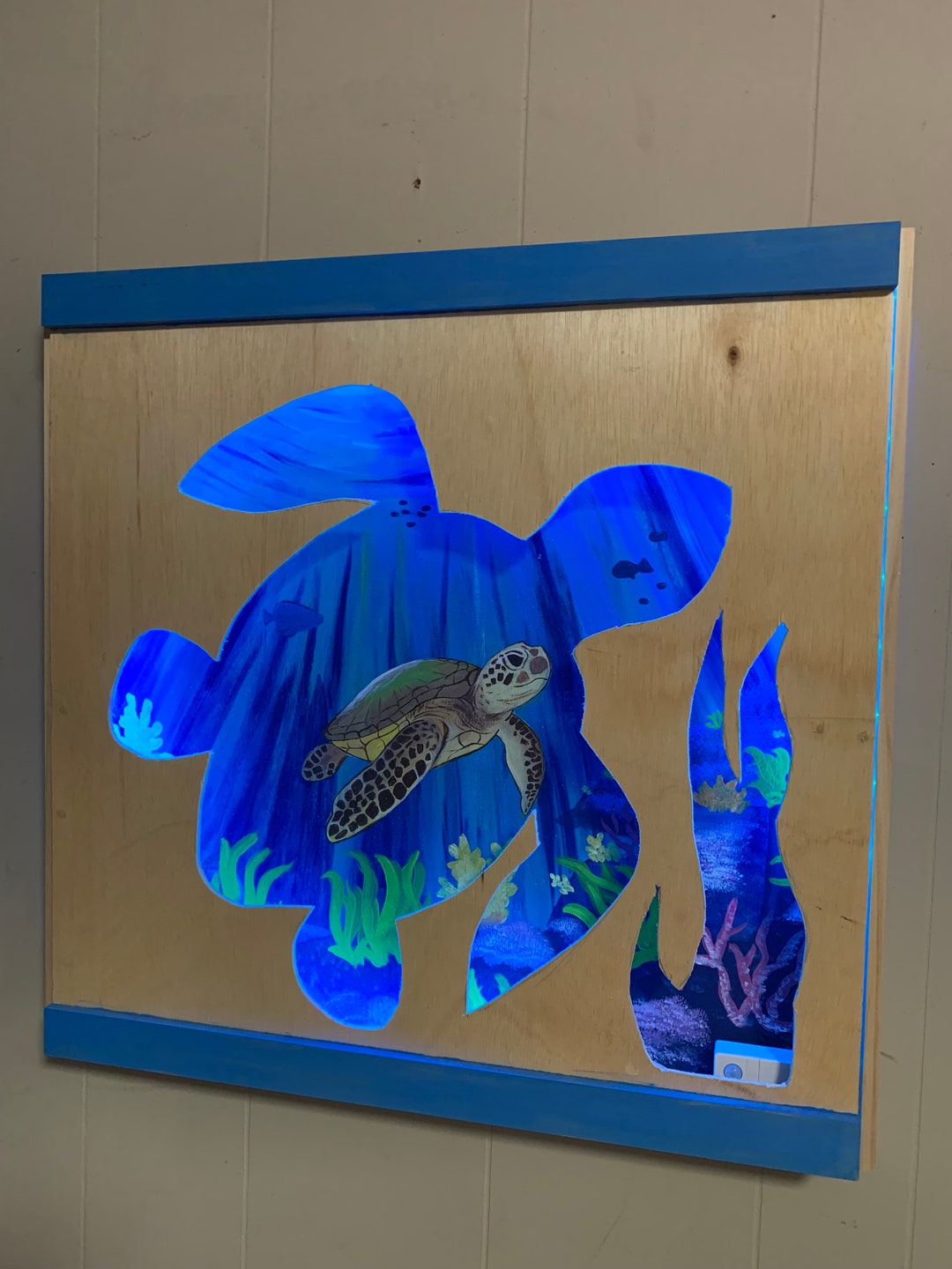 Sea Turtle 3D Art - Etsy