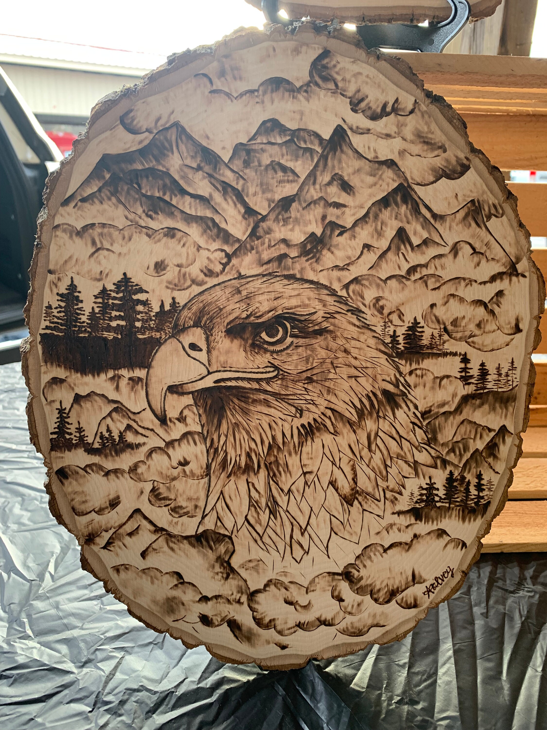 Eagle Pyrography - Etsy