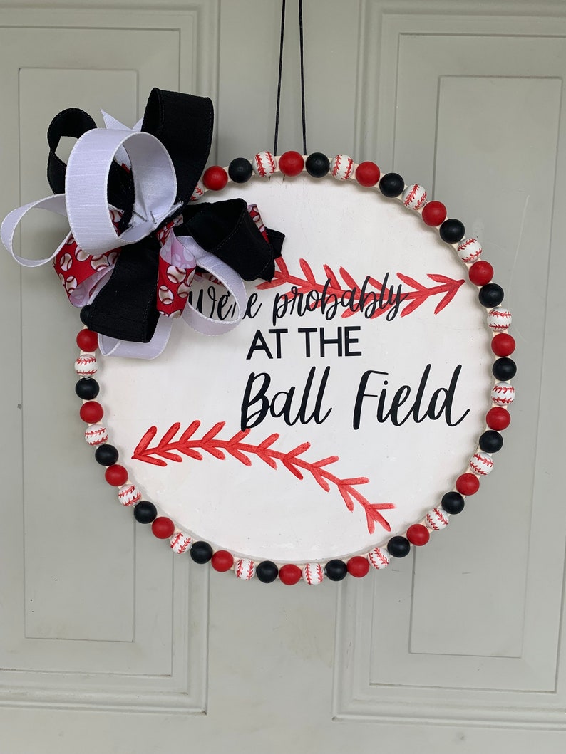 Ball Field Door Hanger - Etsy
