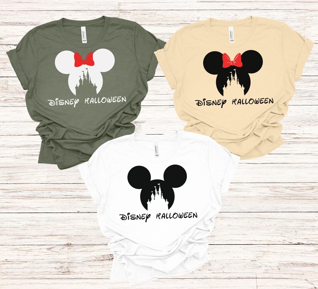 Disney Halloween Tee, Boo Bash Shirt, Mickey Silhouette - Etsy