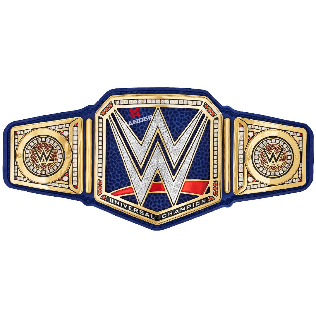 WWE New Universal Championship Wrestling Belt Replica 2mm Brass Metal ...