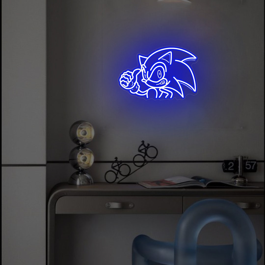 HD Cartoon Game Neon Sign, Cartoon Neon Light, Anime Light, Gift for ...