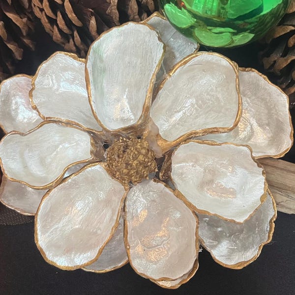 Shell Art Flowers - Etsy