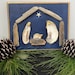 Oyster Shell Nativity Scene, Beach Christmas, Christian Gift, Coastal ...