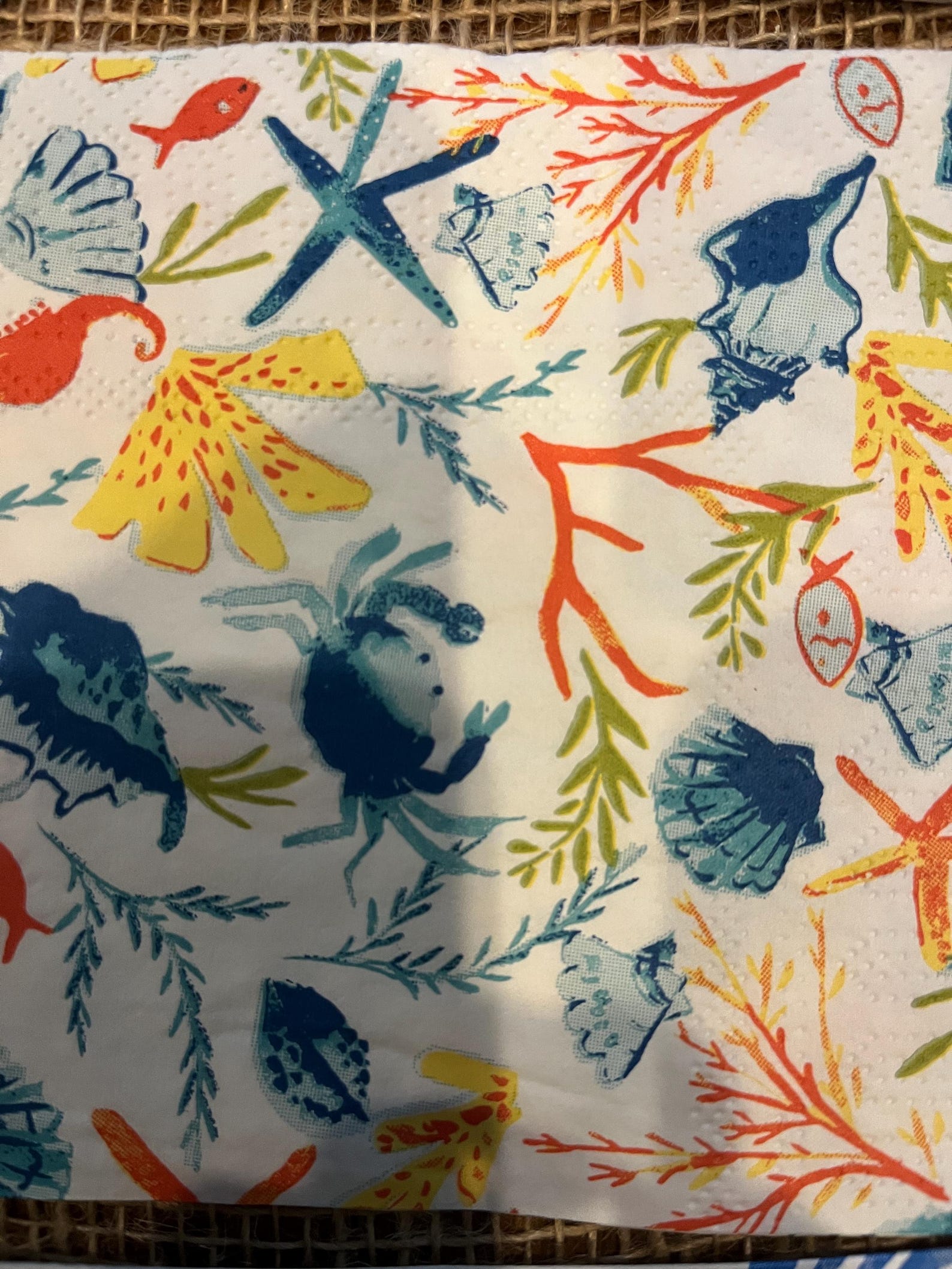 Decoupage Napkin Bundle, 12 Sea Creature Inspired Napkins for Decoupage ...