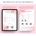 Lash Client Record Template, Editable Lash Mapping Printable Form ...