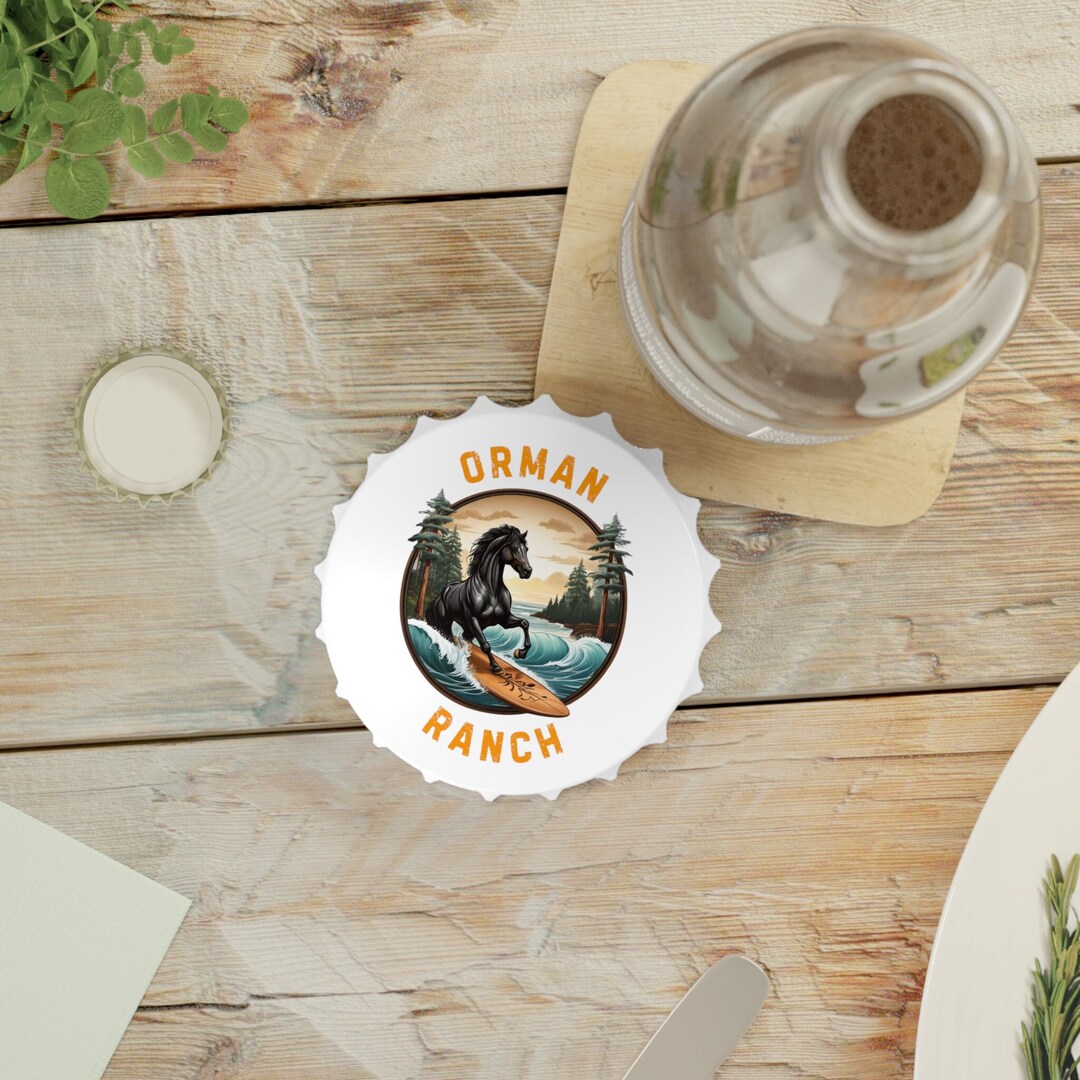 Orman Ranch Merch: Unbridle the Flavor, Magnetic Bottle Cap Opener ...