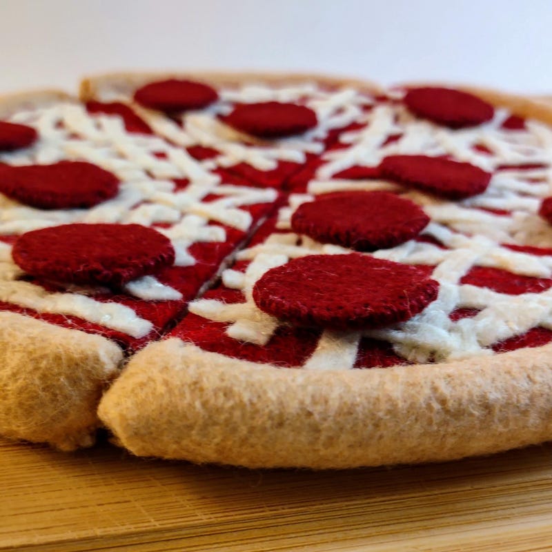 Felt Pizza - Etsy