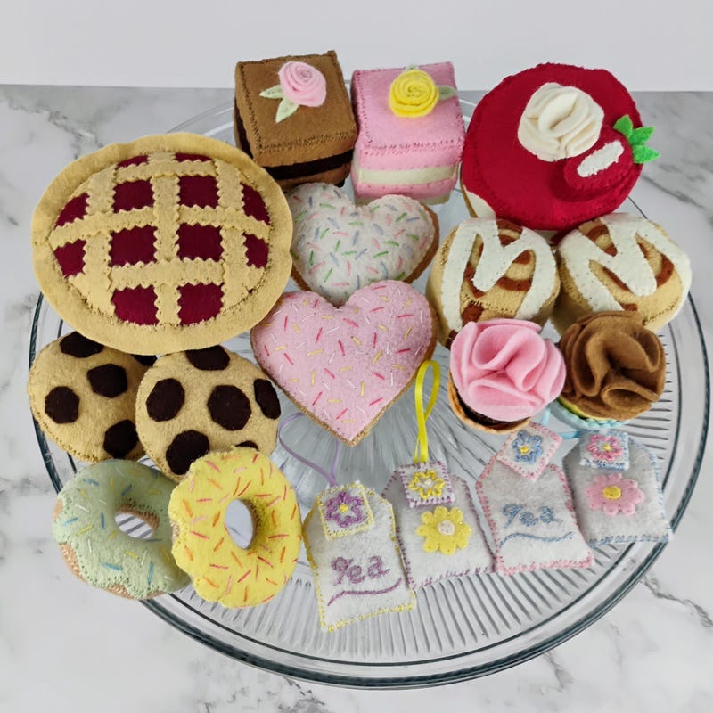 Felt Tea Set - Etsy