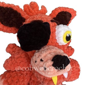 Fox Pirate Crochet Pattern Foxy Fnaf Five Nights at Freddy's Plush ...
