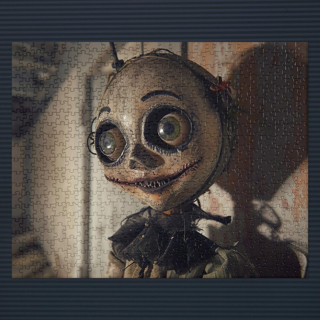 Premium Jigsaw Puzzle haunting Gaze Unique Design High-quality Puzzle ...