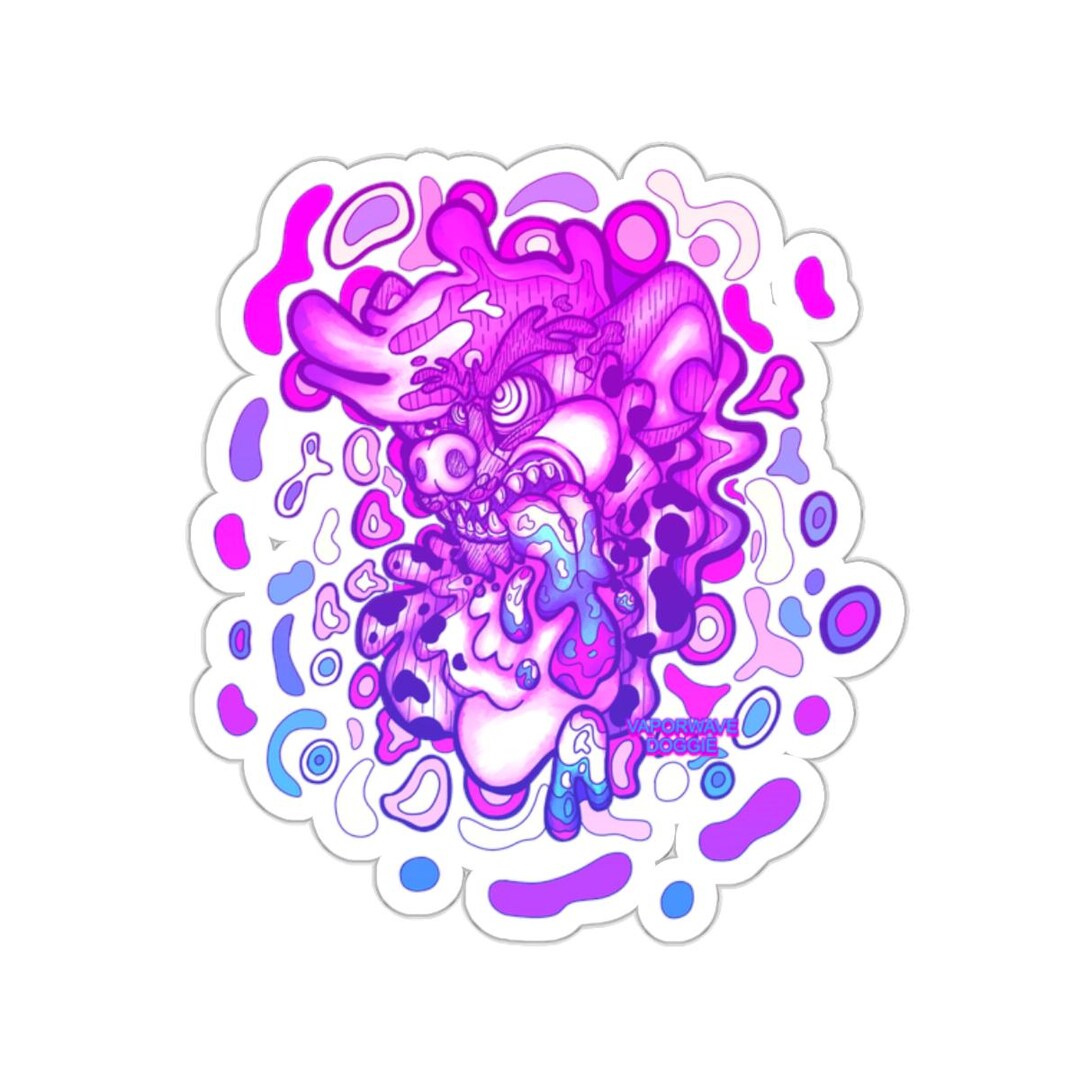Cotton Candy Trippy Yeen Sticker Variant - Etsy
