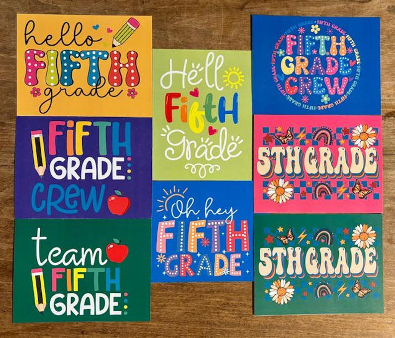 Welcome Back to School Card Pack Elementary School Teachers Time-saving ...