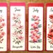 Birth Month Flower Bookmarks Collection 2 Floral Bookmark Book Lover ...