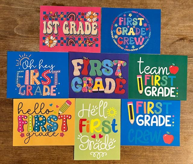 Welcome Back to School Card Pack | Elementary School | Teachers | Time ...