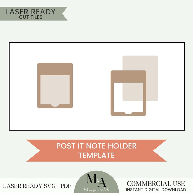 Blank Sticky Note Holders - Etsy