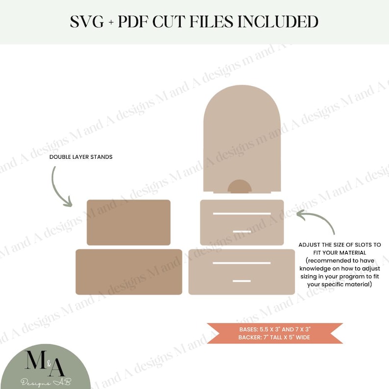 Business Card Holder Laser Ready SVG Cutting File Pattern Small ...