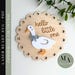 Silly Goose Birth Announcement Sign Laser Ready SVG Cutting File Hello ...