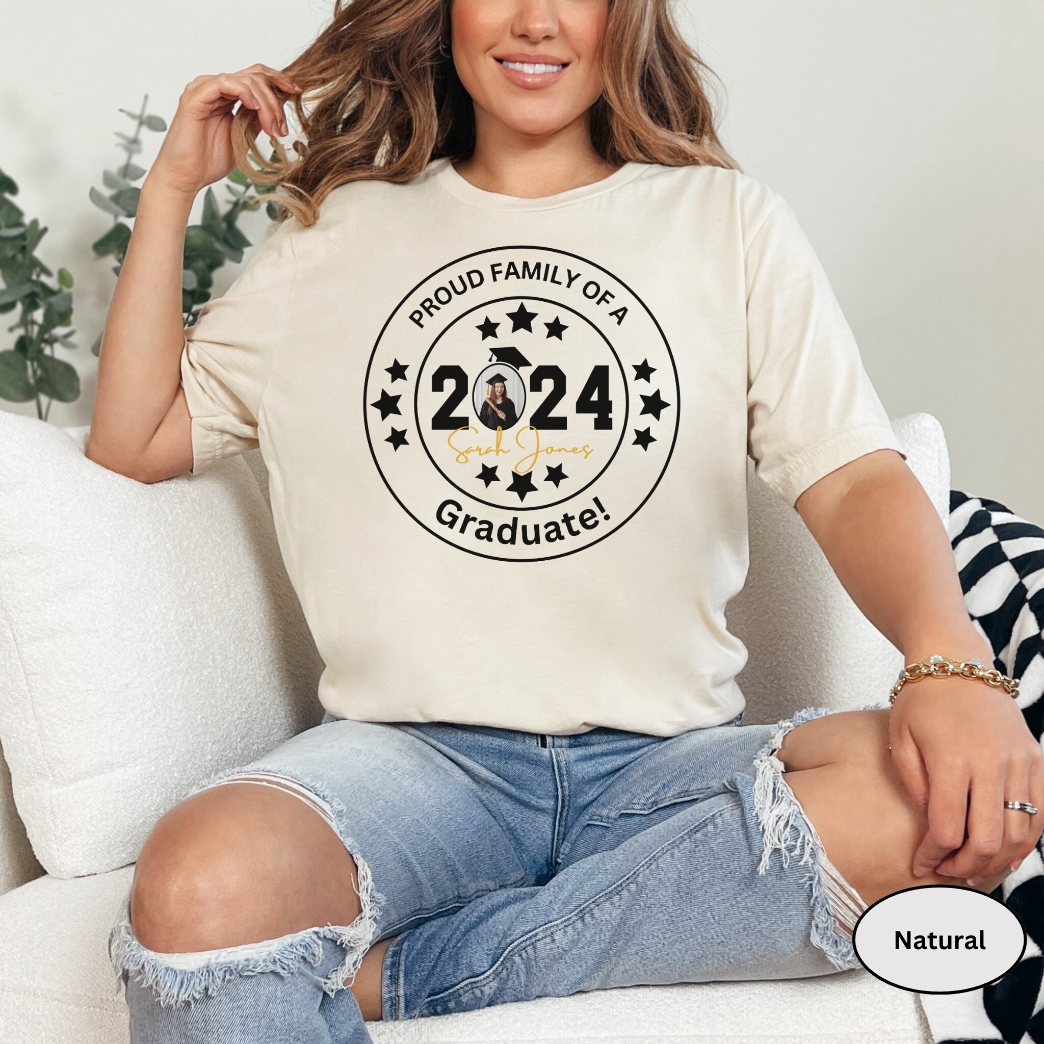 Class of 2024 Family Graduation Shirts, Personalized Graduation Shirts ...