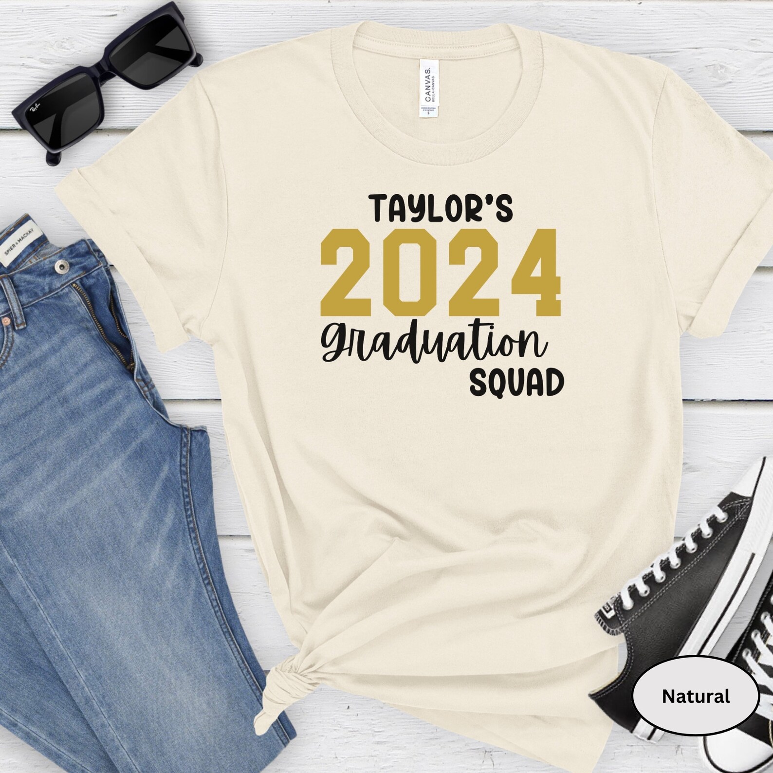 Class of 2024 Family Graduation Shirts, Personalized Graduation Shirts ...