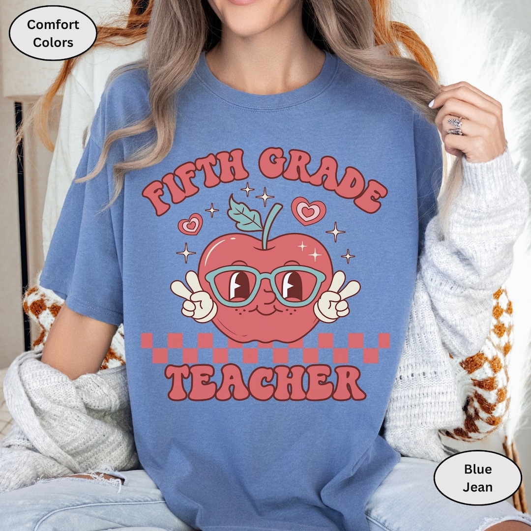 Fifth Grade Teacher Shirt, 5th Grade Teacher Shirt, Fifth Grade Teacher ...