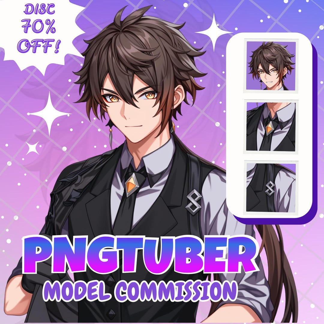 Custom Pngtuber | Pngtuber Commission | Pngtuber Avatar | Png Tuber ...