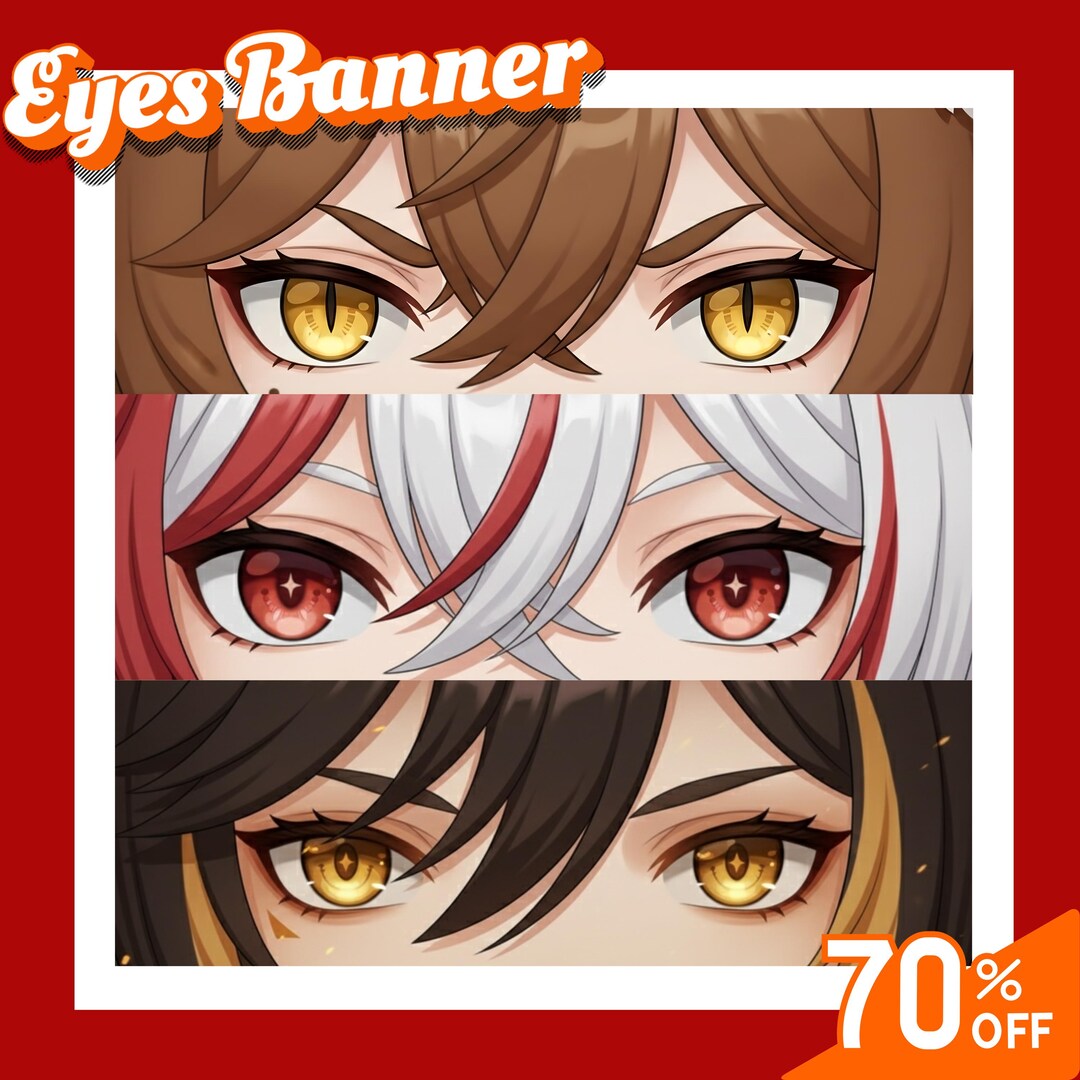 Custom Twitch Banner | Custom Eye Banner | Twitch Eye Banner | Eye ...