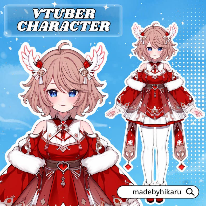 Vtuber, Vtuber Model, Anime Vtuber Model, Anime Character Streamer ...