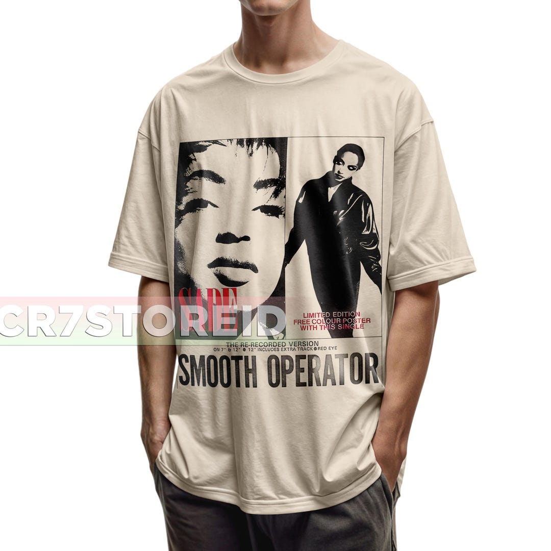 Sade Unisex T-shirt, Sade Merch, Sade - Smooth Operator Poster Design ...