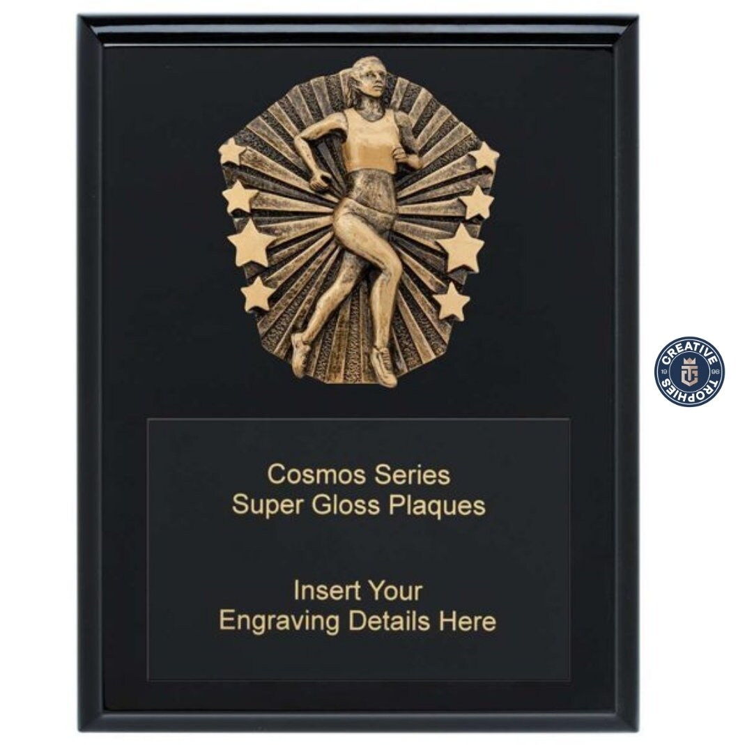 Customizable Timber Black Award Plaque, Engraved Timber Award, Memorial ...