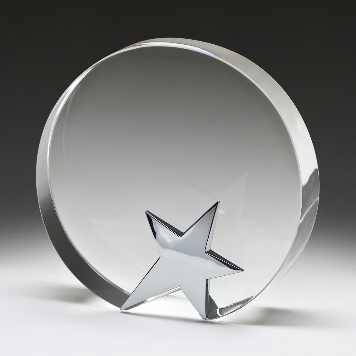 Crystal & Chrome Halo 150mm, Custom Trophy, Sport Trophy, Engraved ...