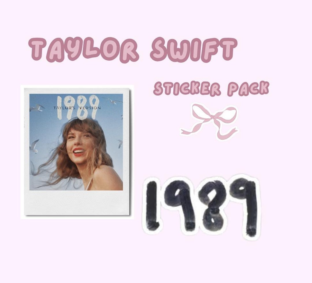 Taylor Swift 1989 Sticker Pack - Etsy