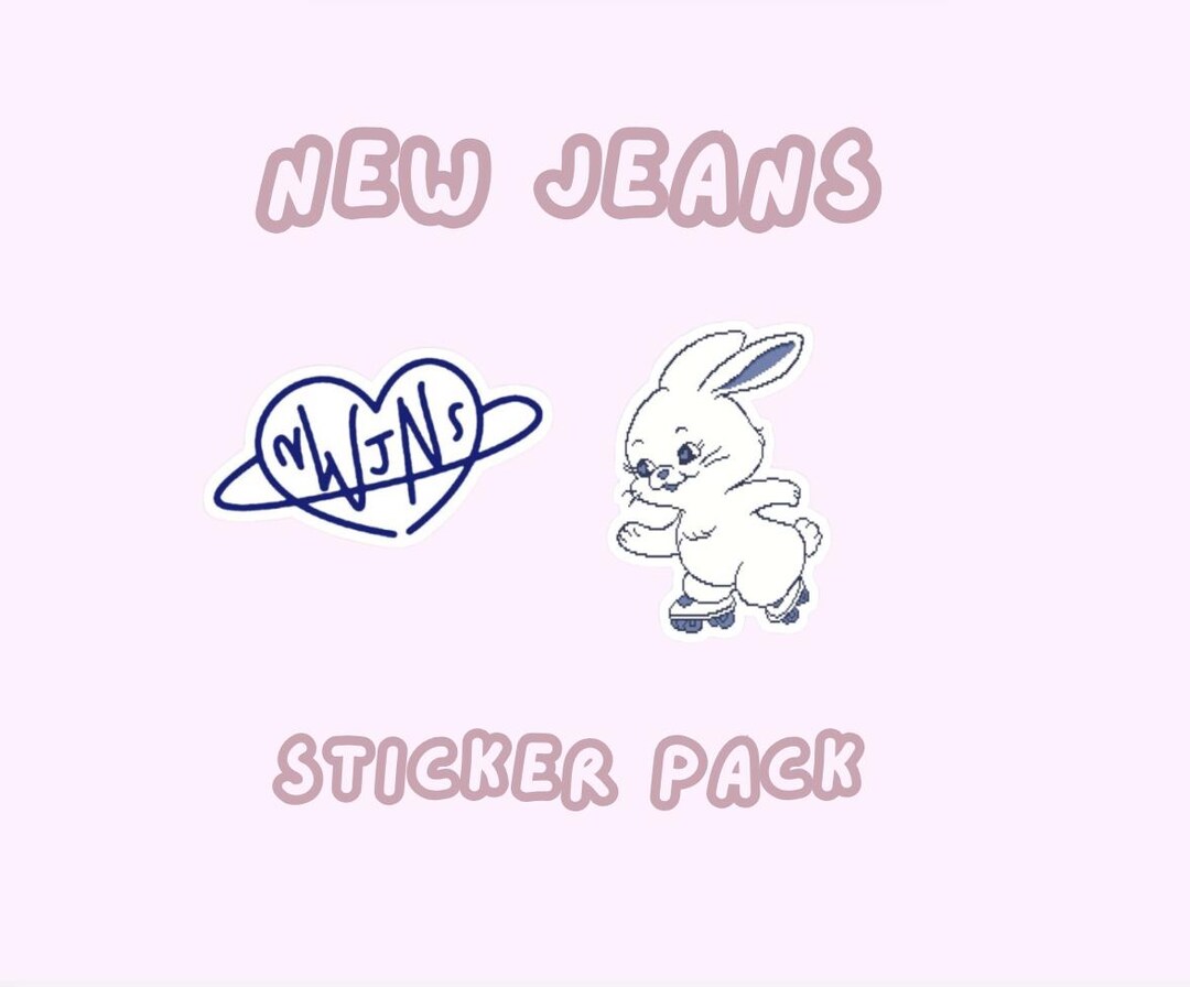 New Jeans Aesthetic Sticker Pack - Etsy